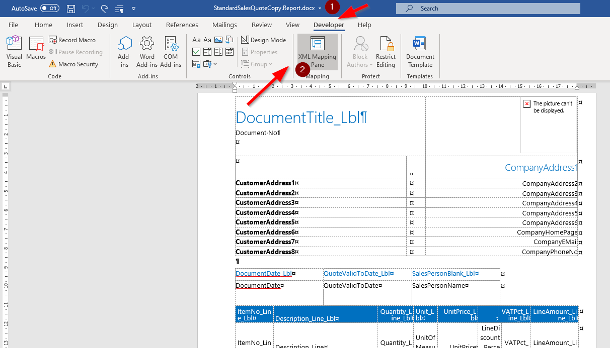 How To Add Long Text On Last Page Of Custom Word Report in Business ...