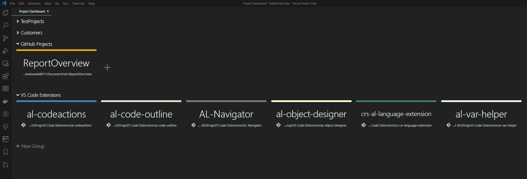 Manage Your VS Code Projects Easily With Project Dashboard - Business ...