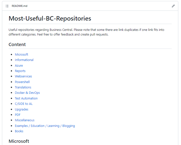 Most Useful Business Central Repositories & Apps - Business Central ...