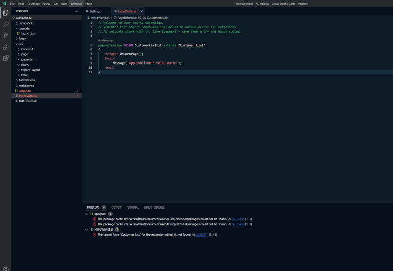 My 8 Favorite Rather Unknown VS Code Extensions for AL - Business ...